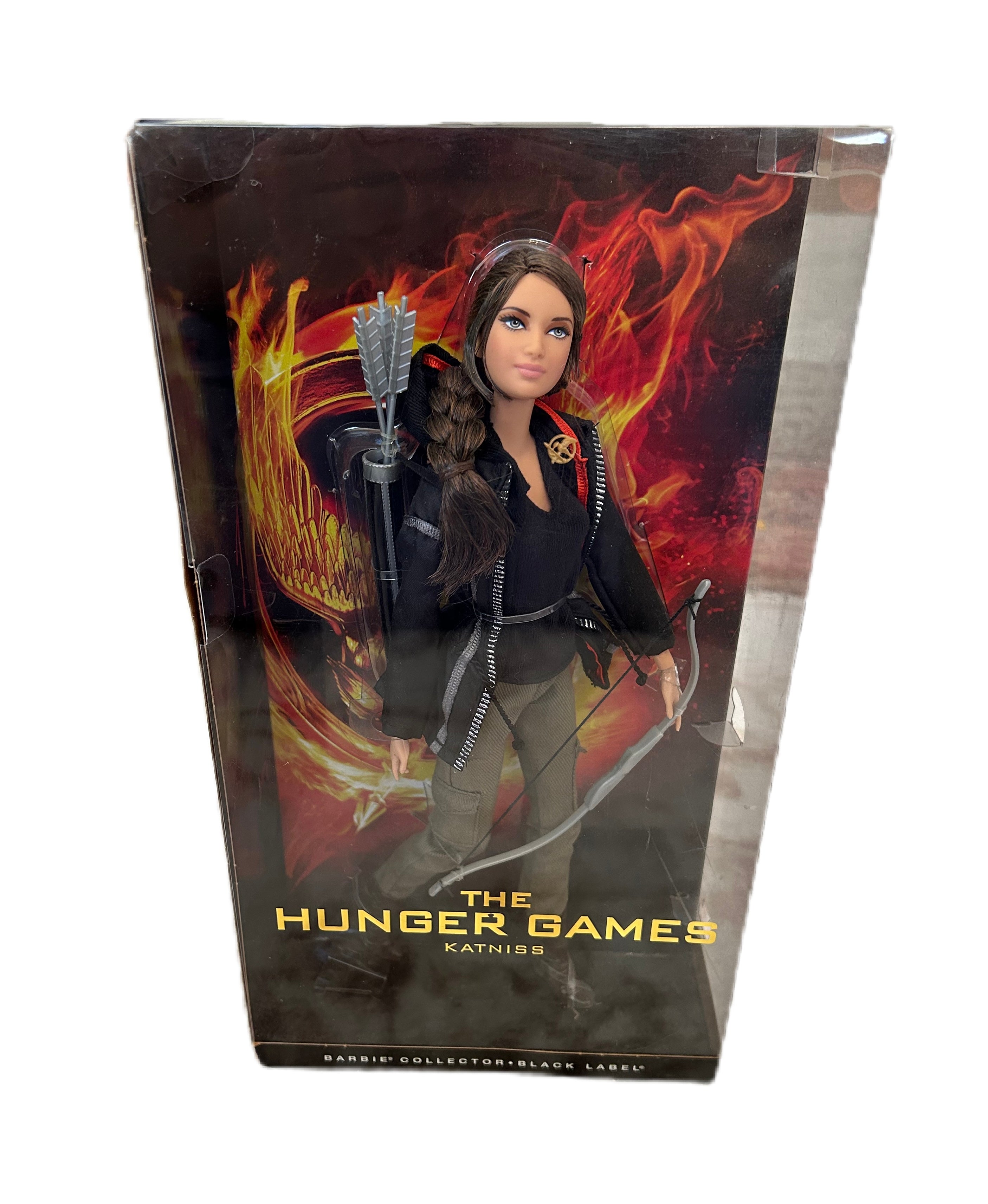 Barbie Collector, 2012 Black Label The Hunger Games Katniss Doll, W332 ...
