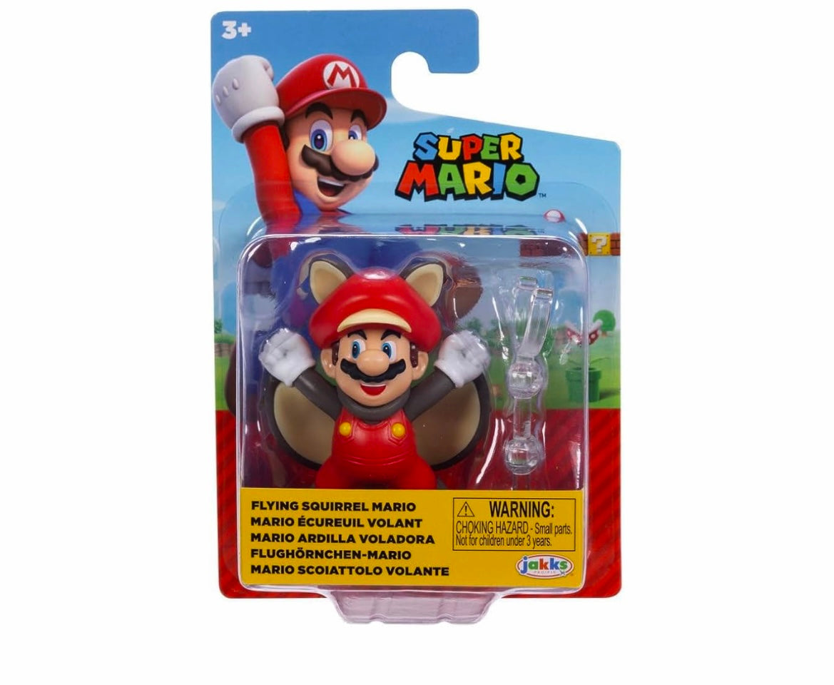 Nintendo Super Mario 2.5” Flying Squirrel Mario Figure 2024 New – A Toy ...