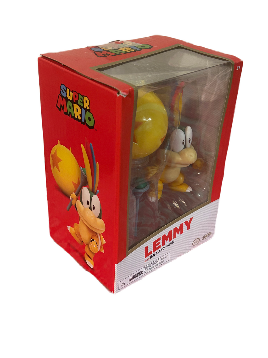 Nintendo Super Mario 4” Orange Shell Lemmy with Ball and Wand 2022 Jak ...